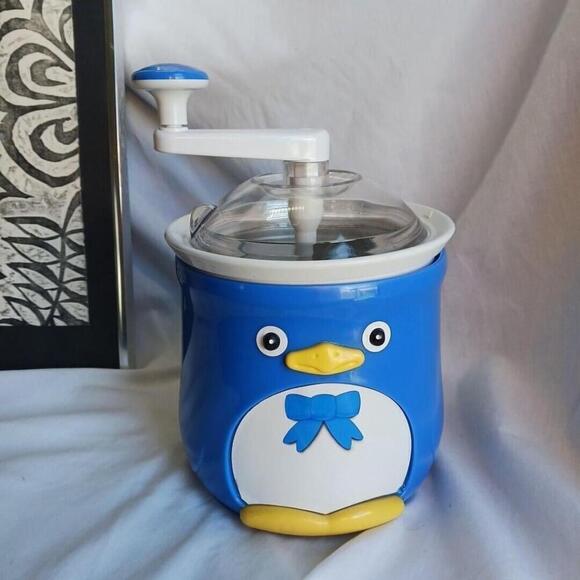 Donvier | Kitchen | Vintage Donvier Blue Penguin Pint Ice Cream Maker ...